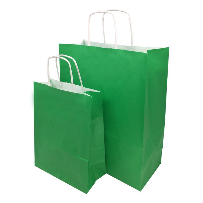 Eco Paper Bags - Emerald Green